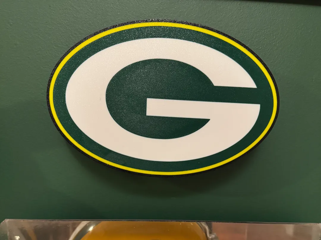 Green Bay Packer Light Box - Free 3D Print Model - MakerWorld