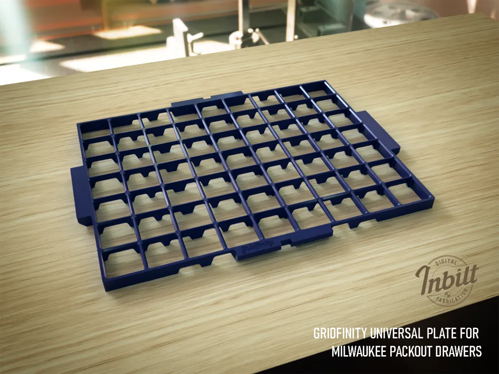 Universal Gridfinity Plate for Milwaukee Drawers by A. Gonz. - MakerWorld
