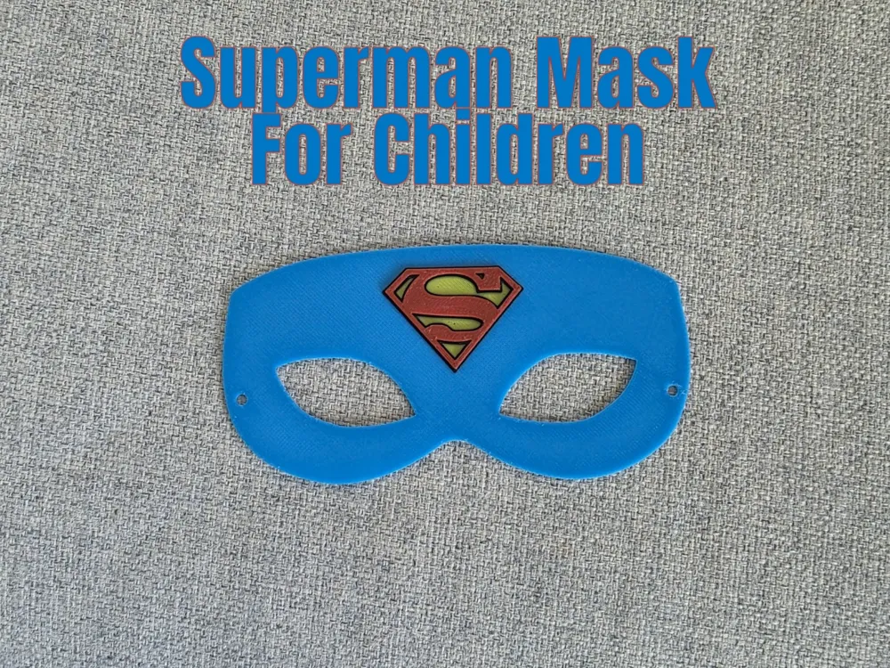 Superman Mask - Free 3D Print Model - MakerWorld