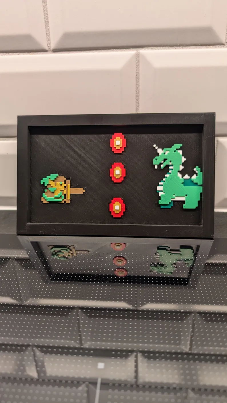 The Legend of Zelda – First Dungeon Boss Wall Art by LayeredPixels by ...