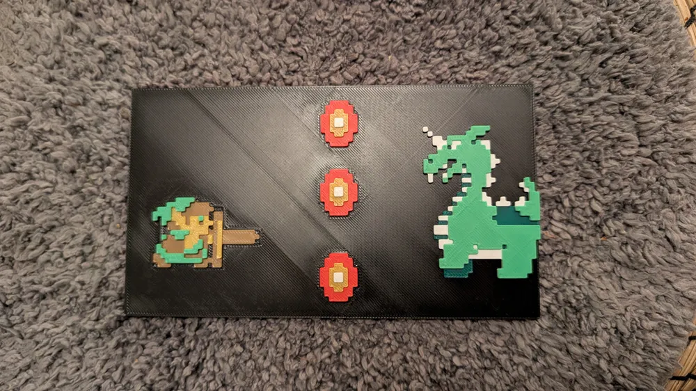 The Legend of Zelda – First Dungeon Boss Wall Art by LayeredPixels by ...