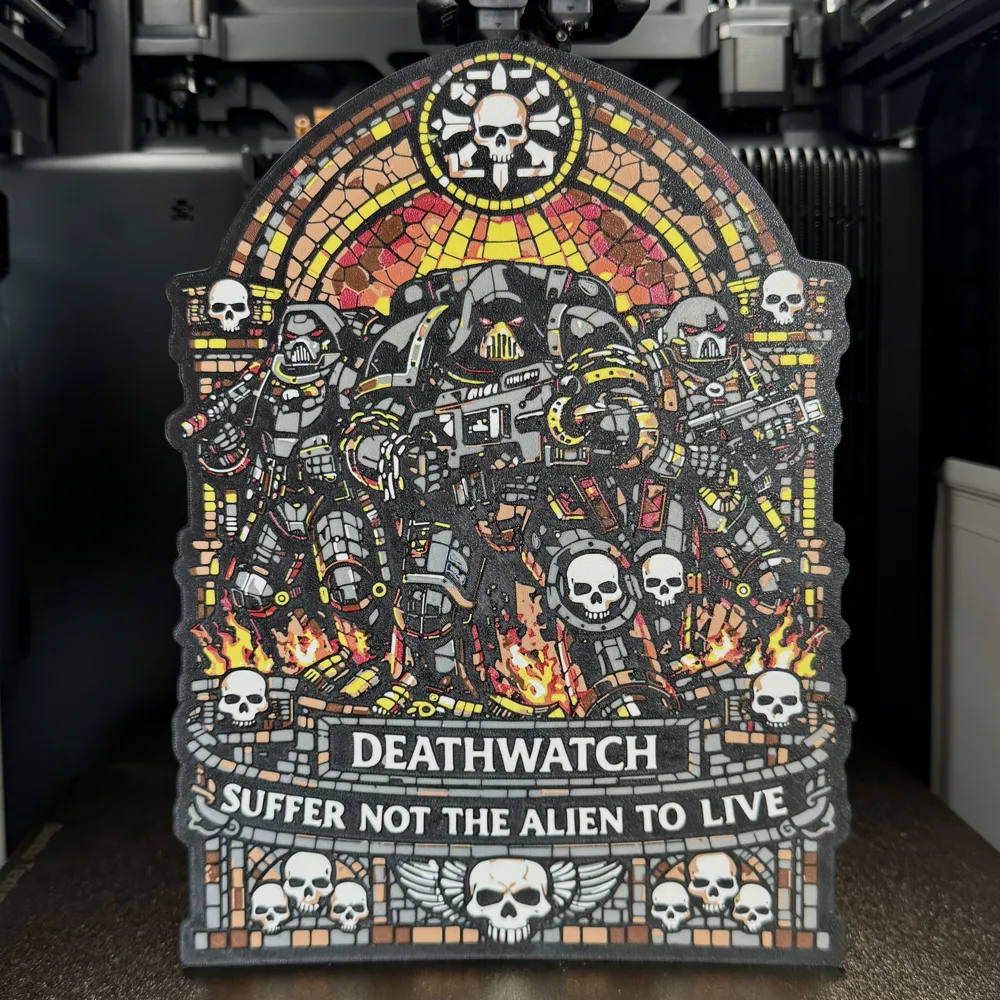 Deathwatch 40k Lightbox; Space Marine - Free 3D Print Model - MakerWorld