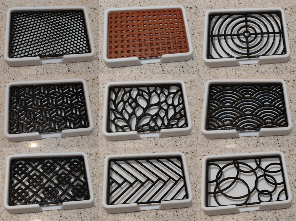 Modular Soap Dish, Easy Clean, Replaceable Inserts by zentenro - MakerWorld