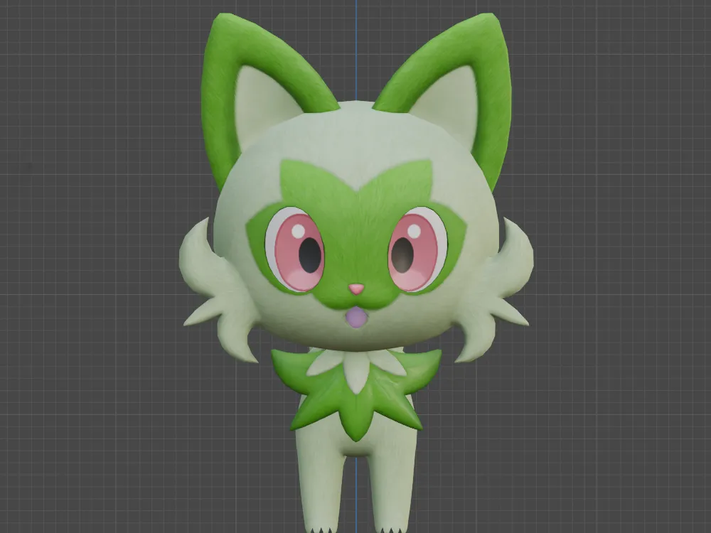 Sprigatito - #906 by Bleakfiber MakerWorld: Download Free 3D Models