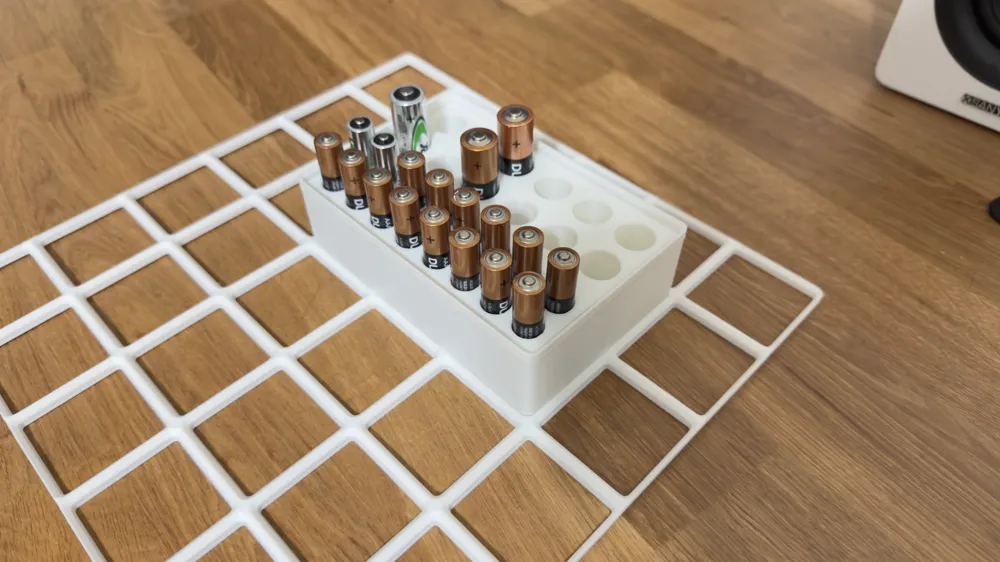Gridfinity 3x2 AA&AAA Batteries by tej MakerWorld: Download Free 3D Models