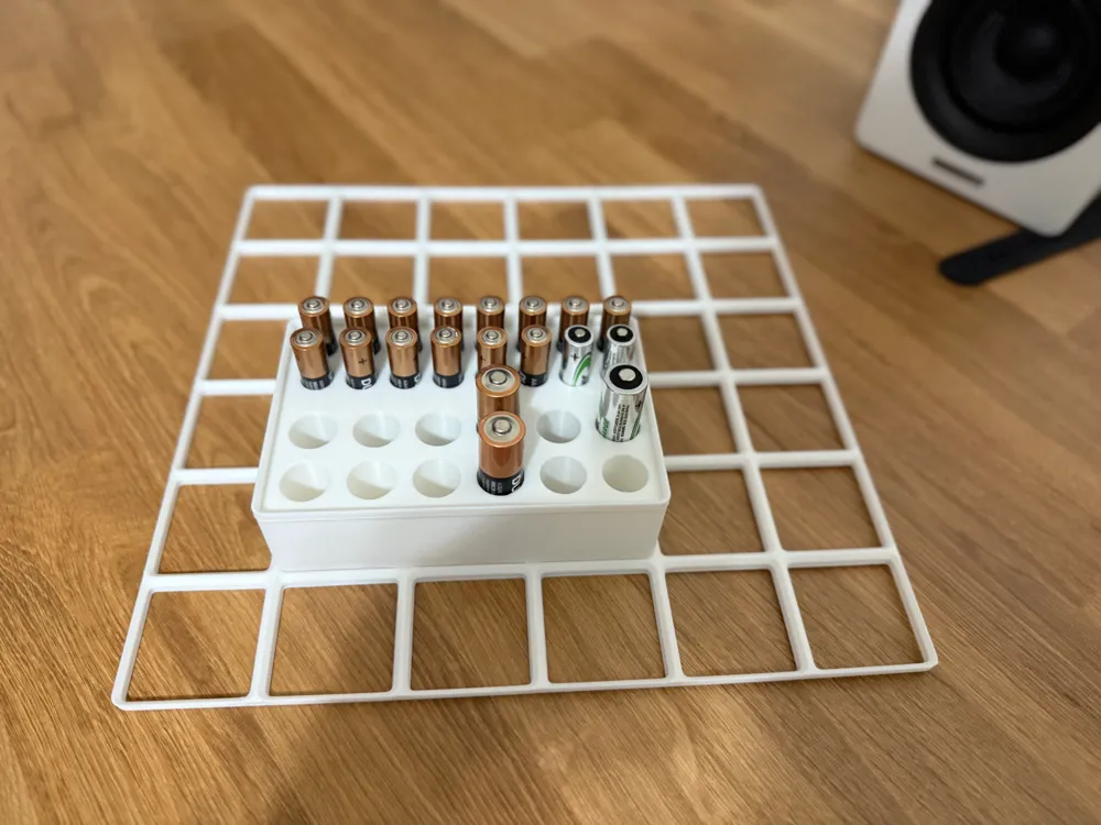 Gridfinity 3x2 AA&AAA Batteries by tej MakerWorld: Download Free 3D Models