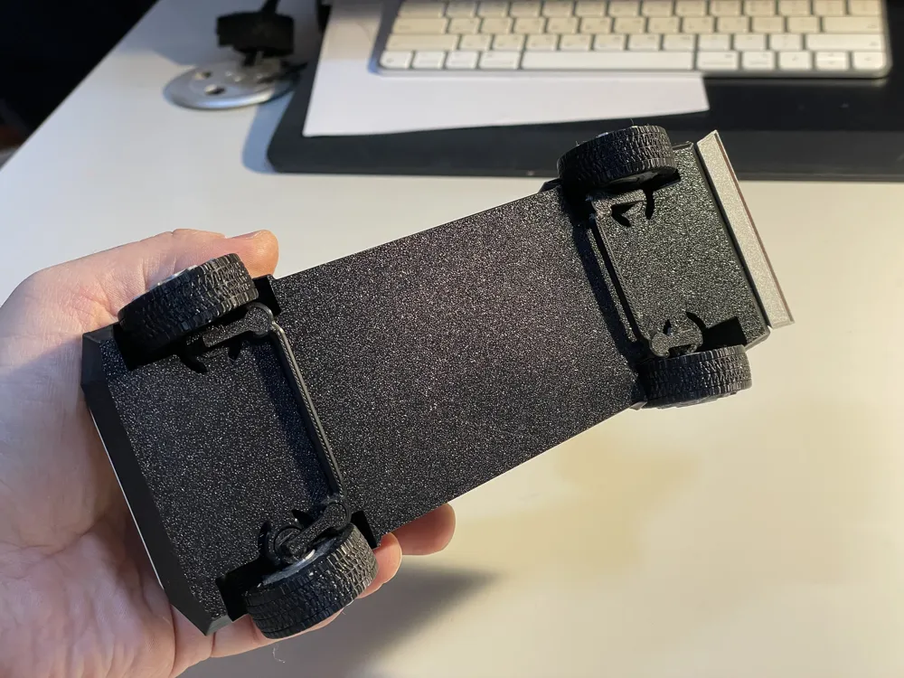 Tesla Cybertruck + Trailer + bike - Free 3D Print Model - MakerWorld
