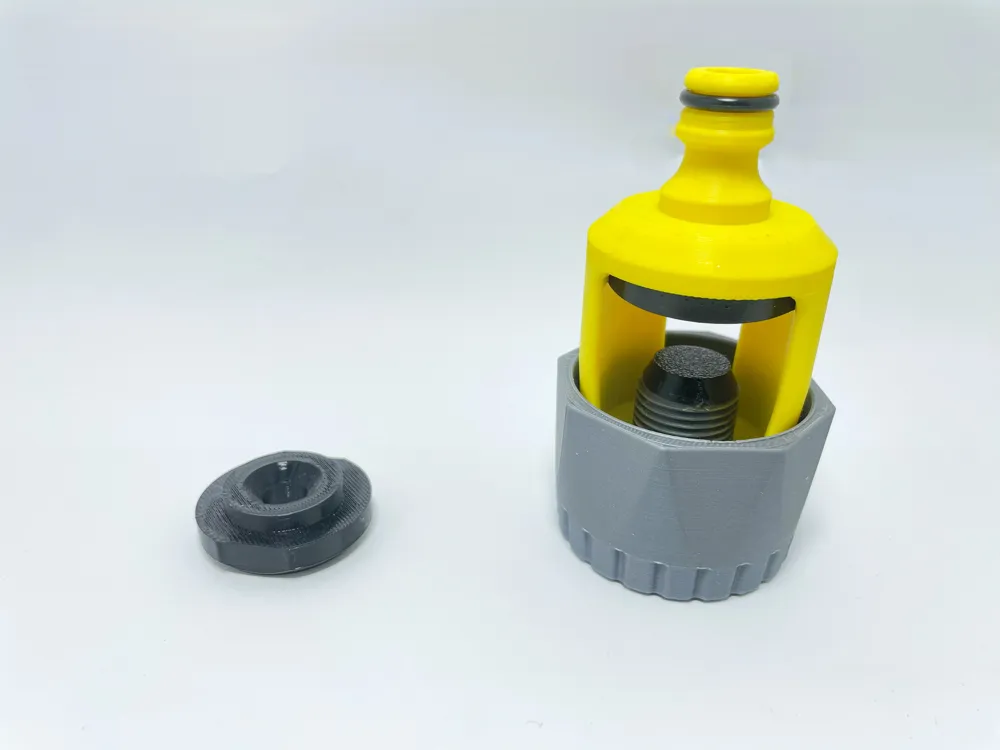 Universal Indoor Faucet Adapter for Garden Hose - Free 3D Print Model ...