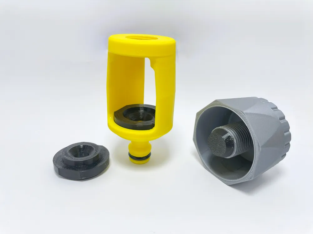 Universal Indoor Faucet Adapter for Garden Hose - Free 3D Print Model ...