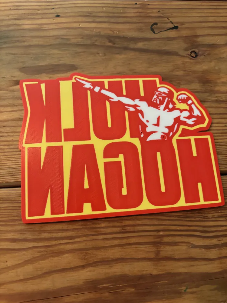Hulk Hogan Sign by DoT3D MakerWorld: Download Free 3D Models