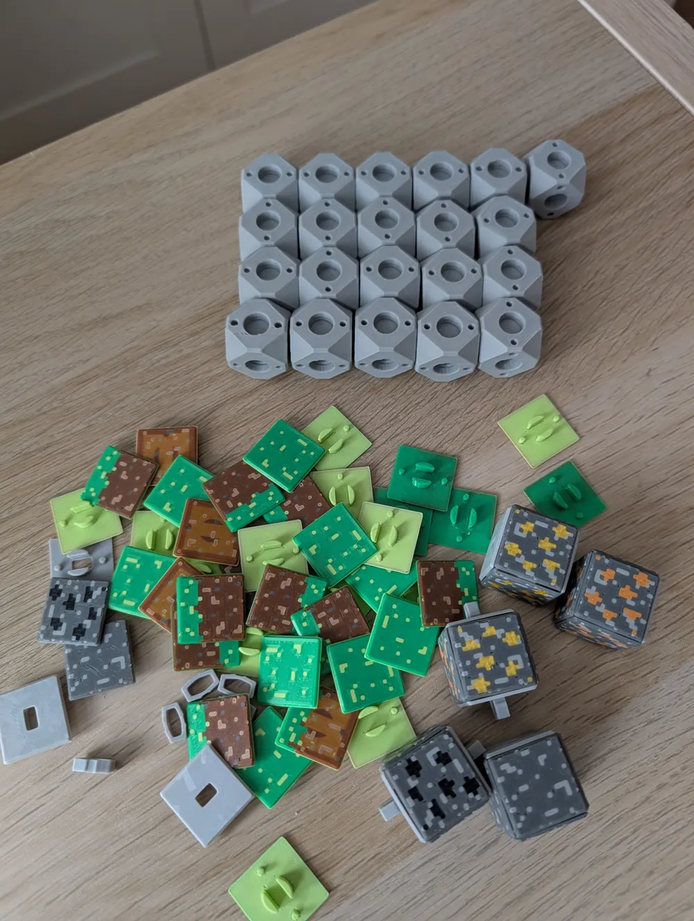 MINECRAFT building blocks without magnets - Free 3D Print Model ...