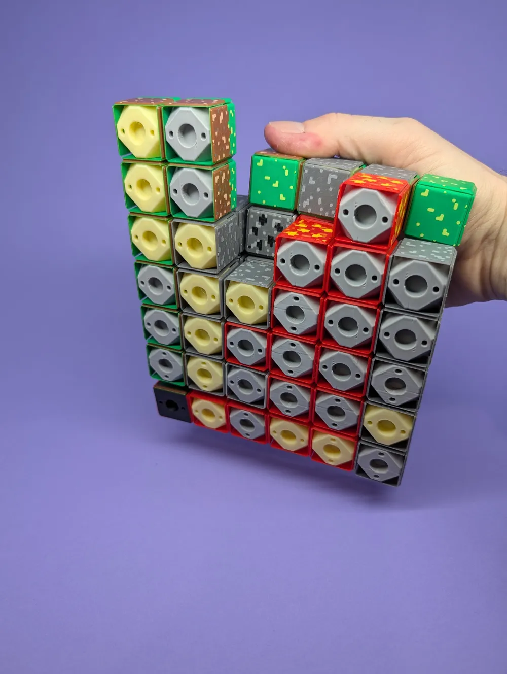 MINECRAFT building blocks without magnets - Free 3D Print Model ...