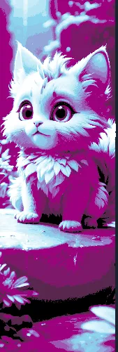 3 cute bookmarks of a Fox like creature in the magical forest by mclanesmemories - MakerWorld