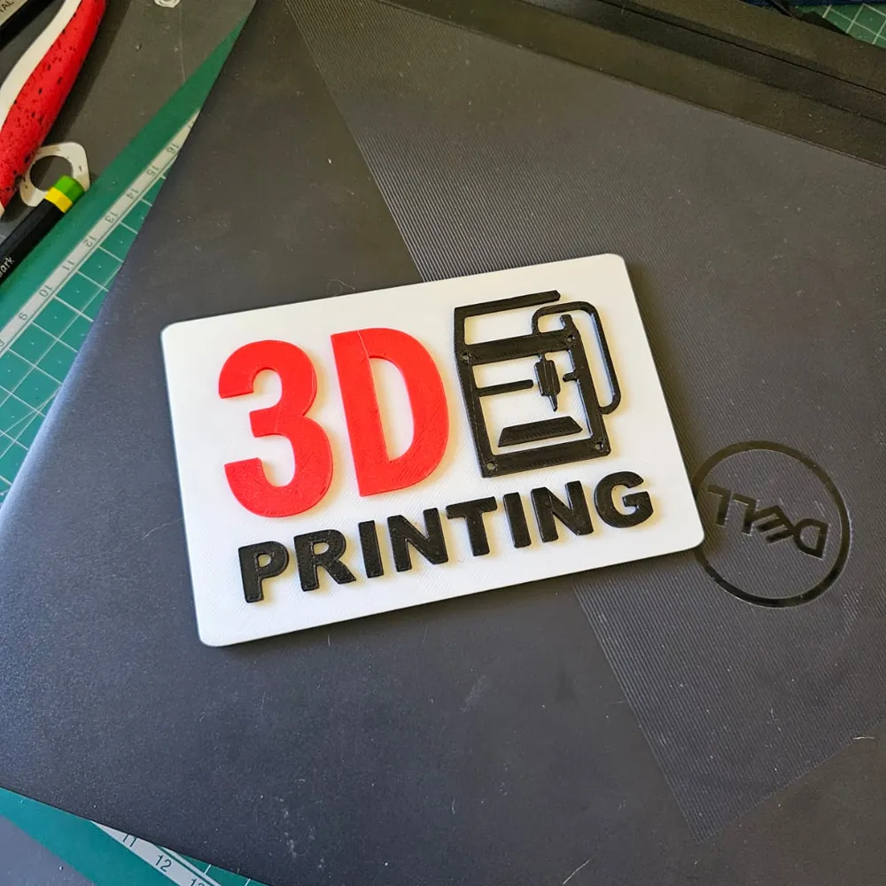 3d printing logo / sign board - Free 3D Print Model - MakerWorld