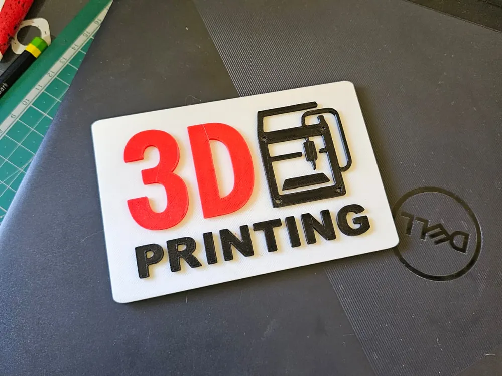 3d printing logo / sign board - Free 3D Print Model - MakerWorld