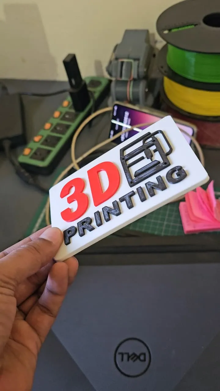 3d printing logo / sign board - Free 3D Print Model - MakerWorld