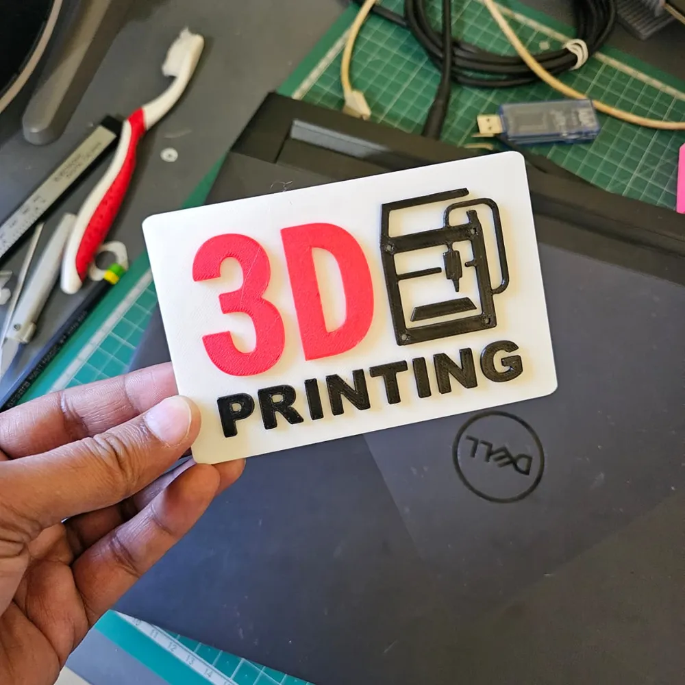 3d printing logo / sign board - Free 3D Print Model - MakerWorld