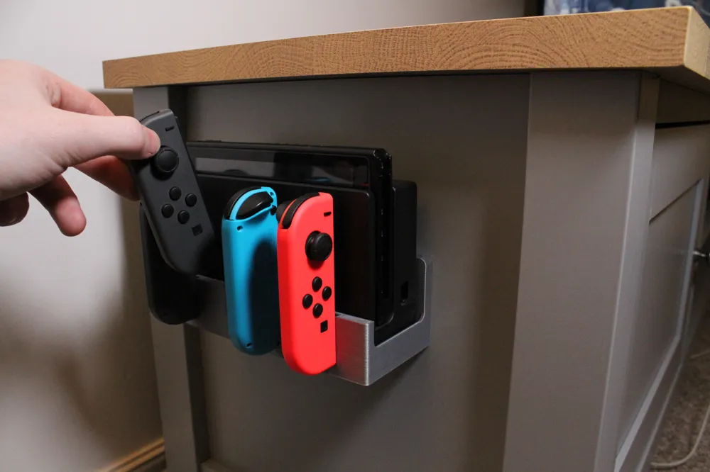 Nintendo Switch Wall Bracket With Joy-Con Holders by Foxwood - MakerWorld