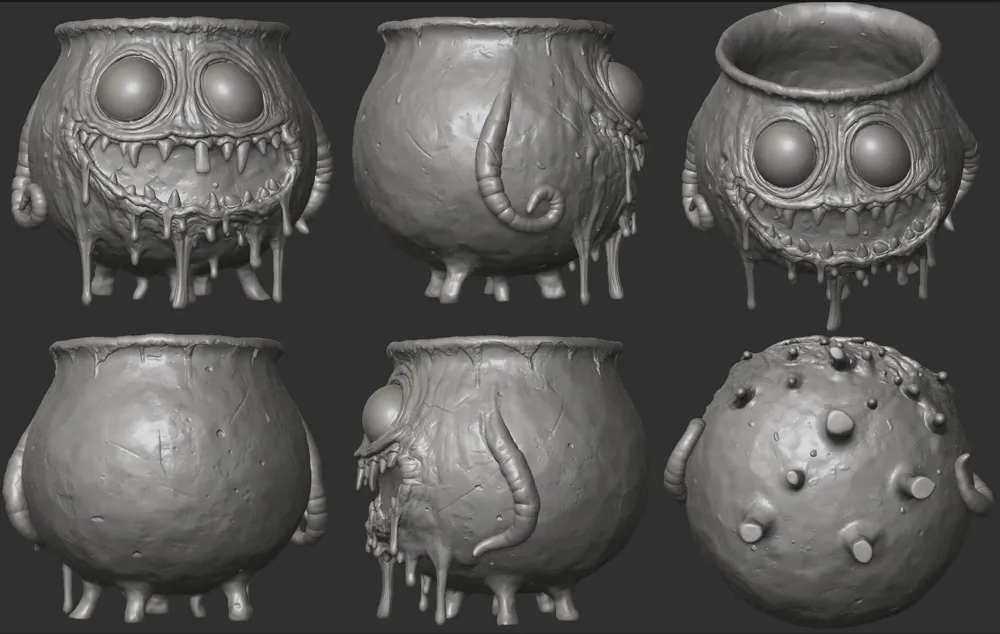 Mimic Candy Cauldron by Joe3D - MakerWorld