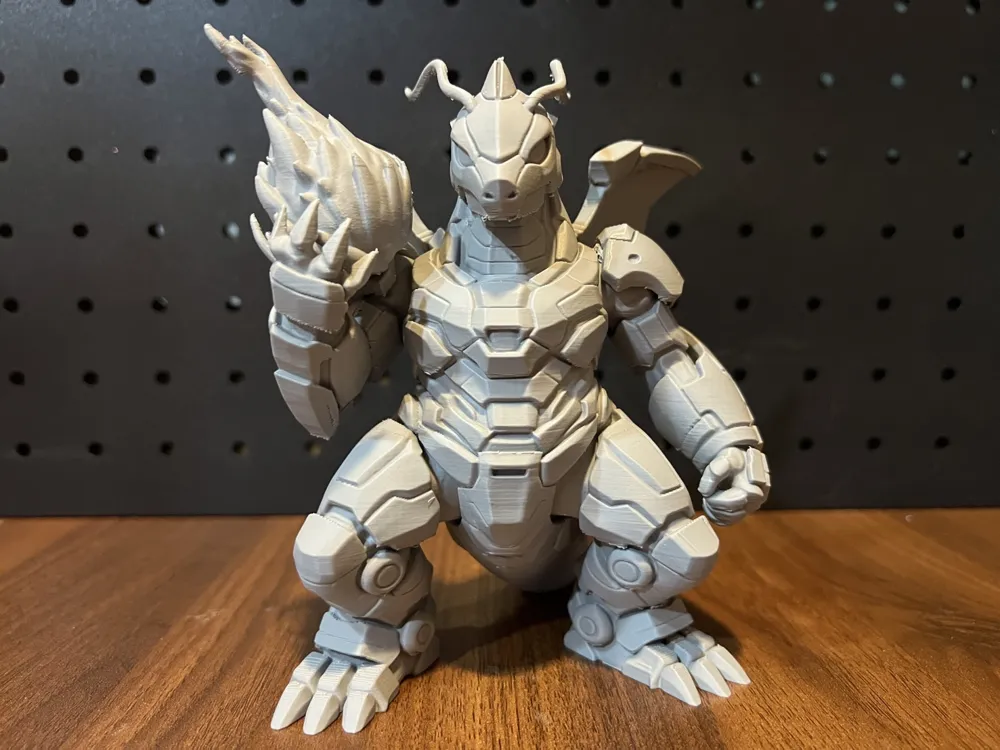Mecha Pokemon Series — Cyber Dragonite Statue - Free 3D Print Model ...