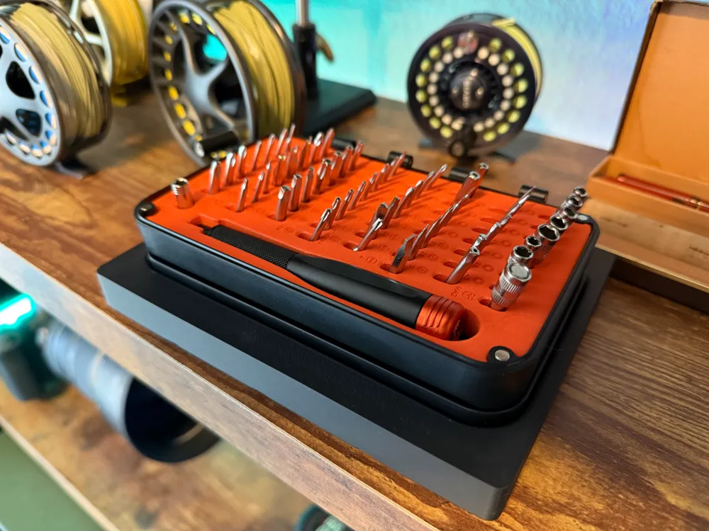 Gridfinity LTT Precision Screwdriver Case Holder by Hopper_Dropper MakerWorld: Download Free 3D ...