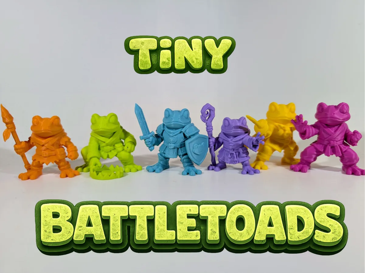 Tiny Battletoads - Free 3D Print Model - MakerWorld