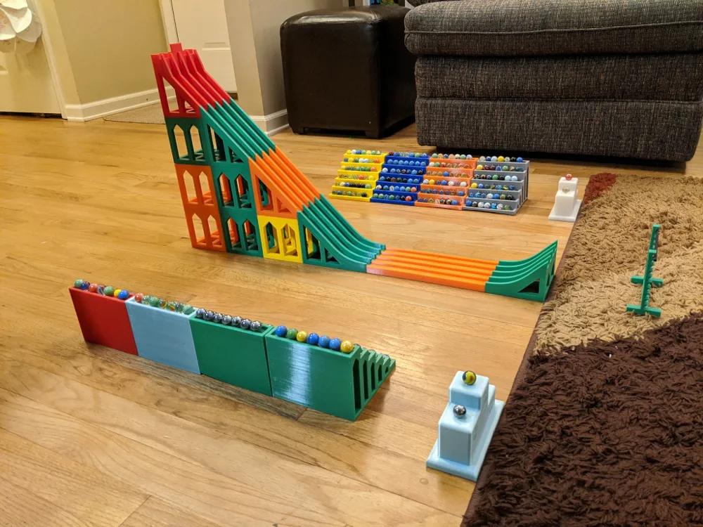 Marble Race Track by jwnicholson - MakerWorld