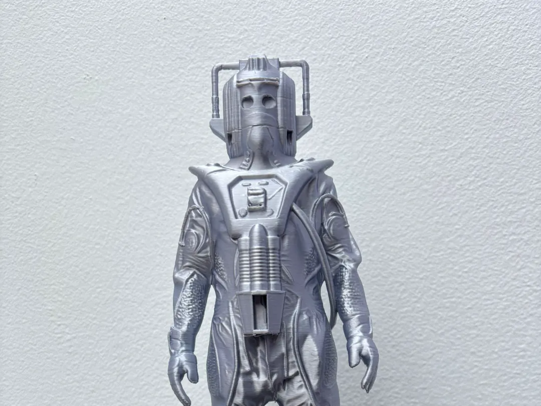 Earthshock era Cyberman - 1970s 1980s Dr. Who - Free 3D Print Model ...