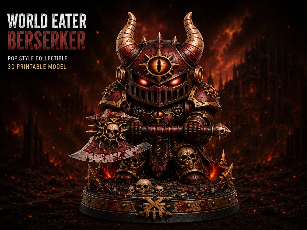 POP World Eater Berserker - Free 3D Print Model - MakerWorld