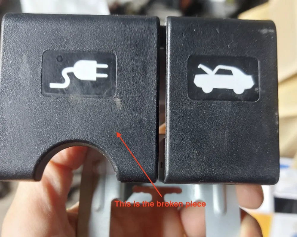 Dacia Spring charging flap release - Free 3D Print Model - MakerWorld
