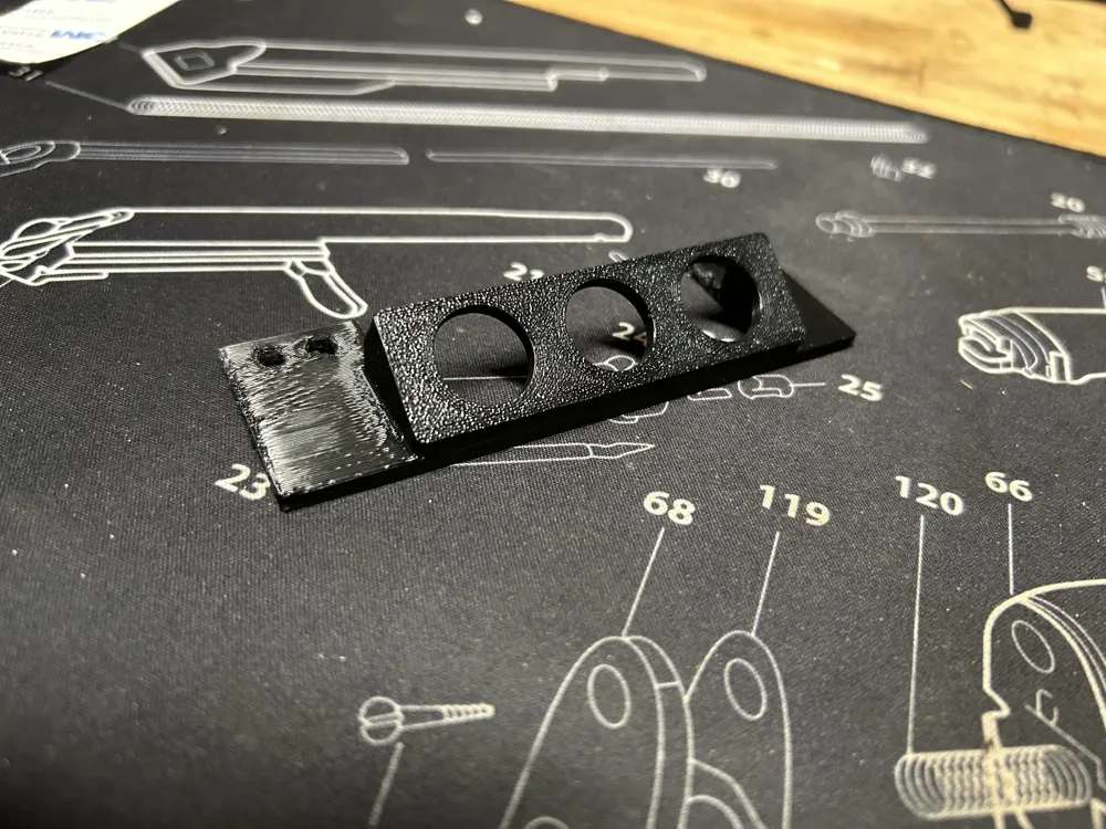 4th Gen Ram Overhead Console Switch Panel - Free 3D Print Model ...