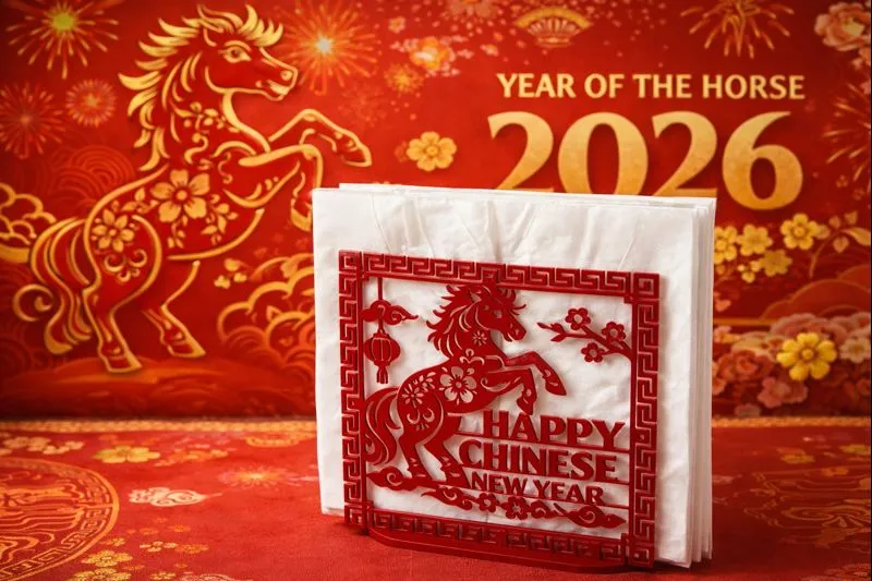 Anno del Cavallo 2026 – Portatovaglioli Cinese - Modello di stampa 3D ...