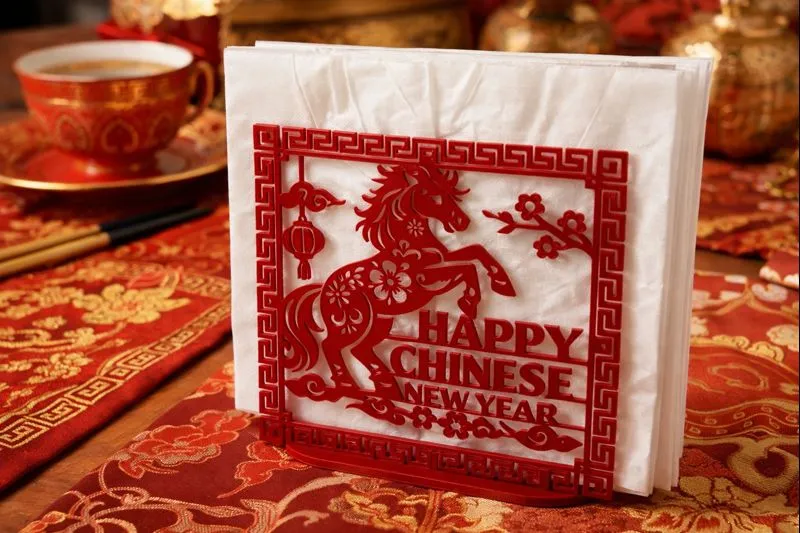 Anno del Cavallo 2026 – Portatovaglioli Cinese - Modello di stampa 3D ...