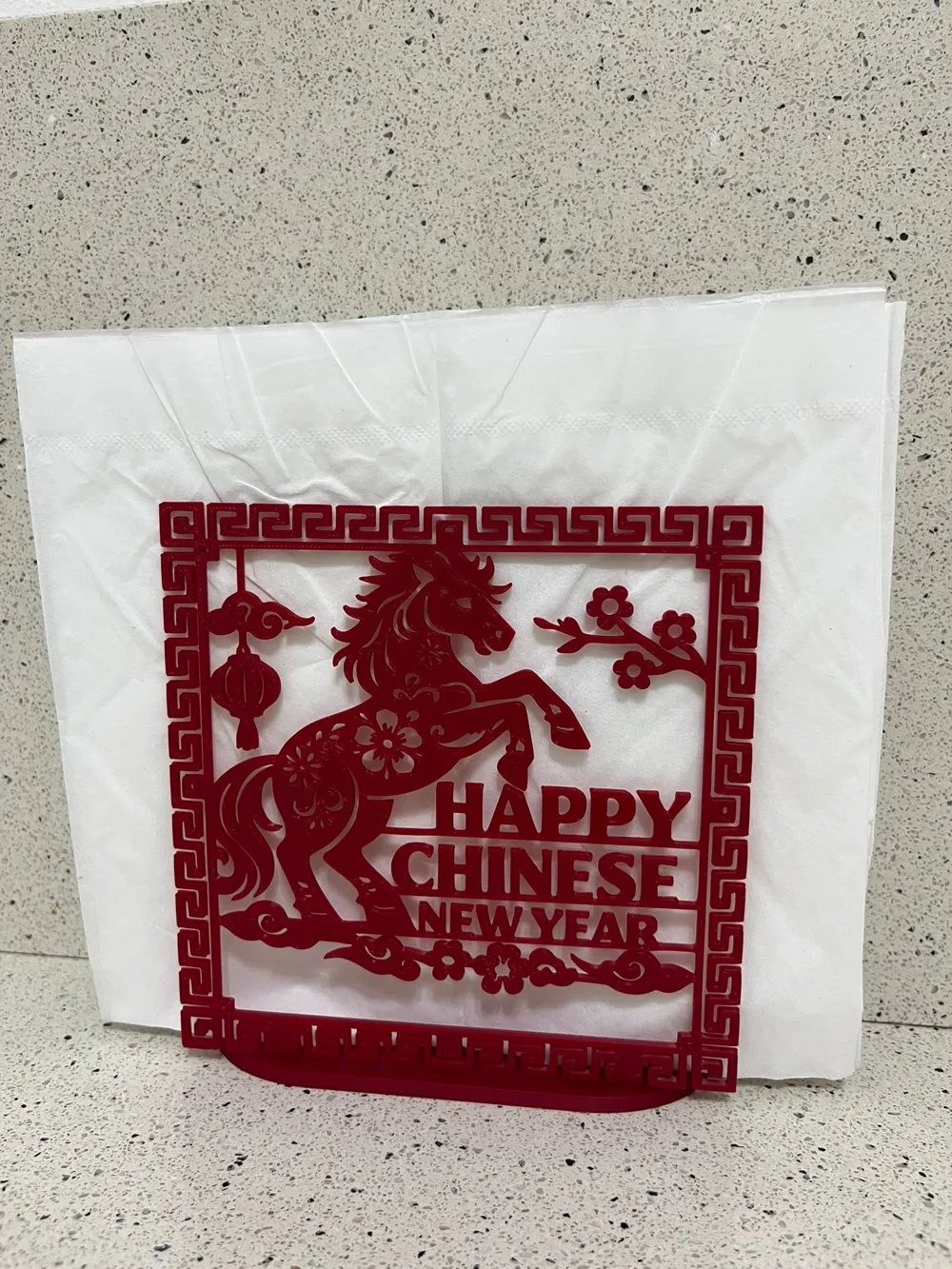 Year of the Horse 2026 – Chinese Napkin Holder - Free 3D Print Model ...