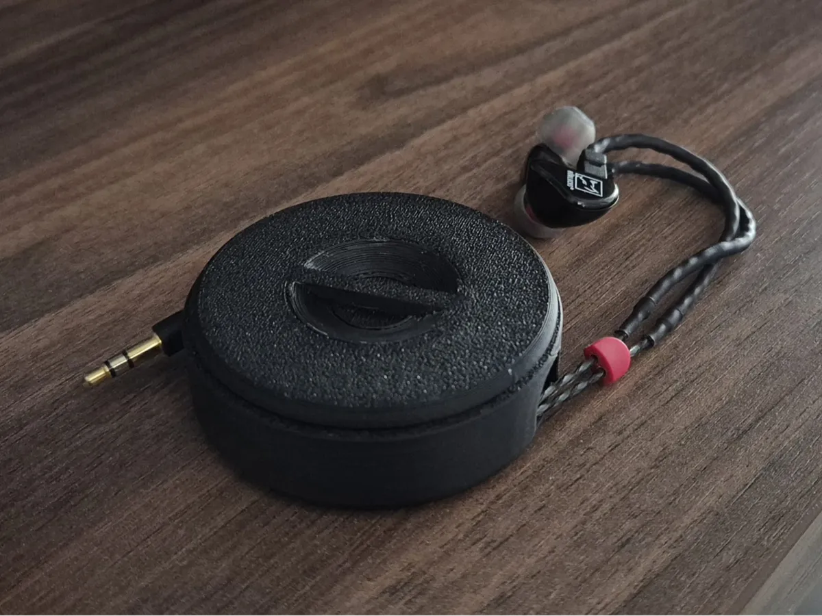 IEM Cable Organizer Case for Thin Earphone Cables - Free 3D Print Model ...