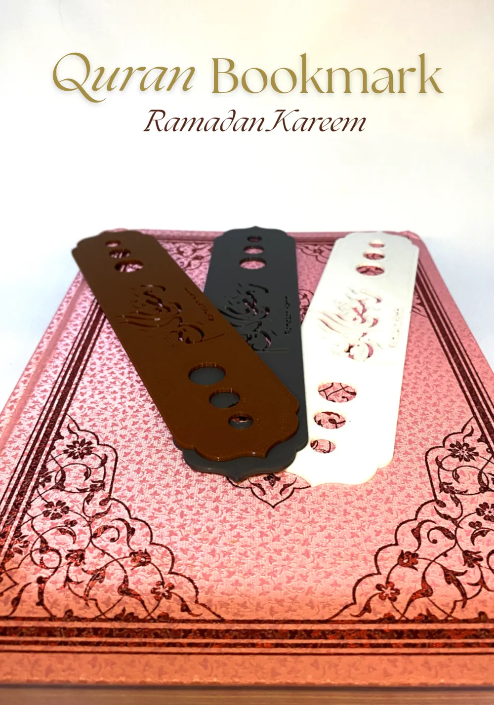 Quran Bookmark - Ramadan Kareem - Free 3D Print Model - MakerWorld