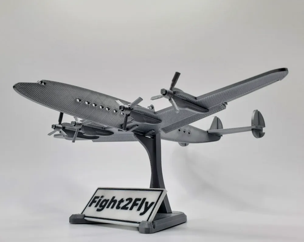 Lockheed Constellation Airliner Model Kit - Free 3D Print Model ...