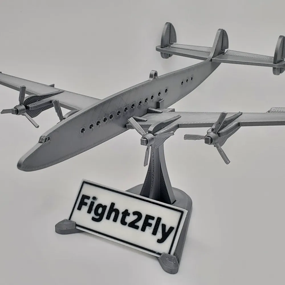 Lockheed Constellation Airliner Model Kit - Free 3D Print Model ...