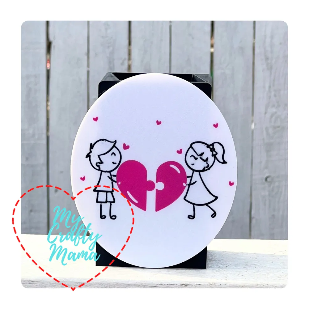 Clip on Stick Figure Couple Bath & Body - Pen cup - Free 3D Print Model ...