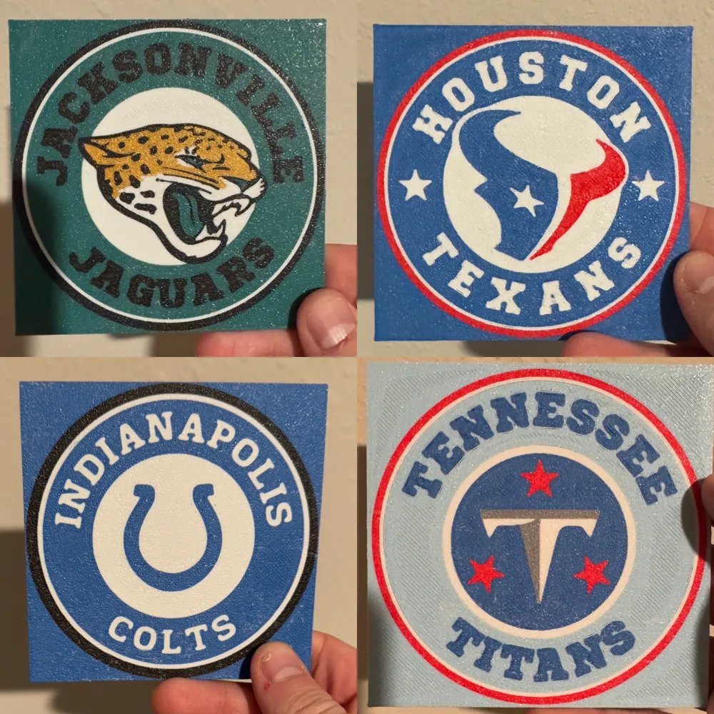 Houston Texans Coasters by Laced Up Prints - MakerWorld