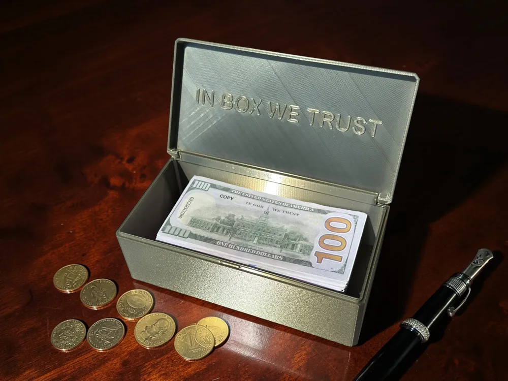 Money Box / Cash Box / Stash Box - Free 3D Print Model - MakerWorld