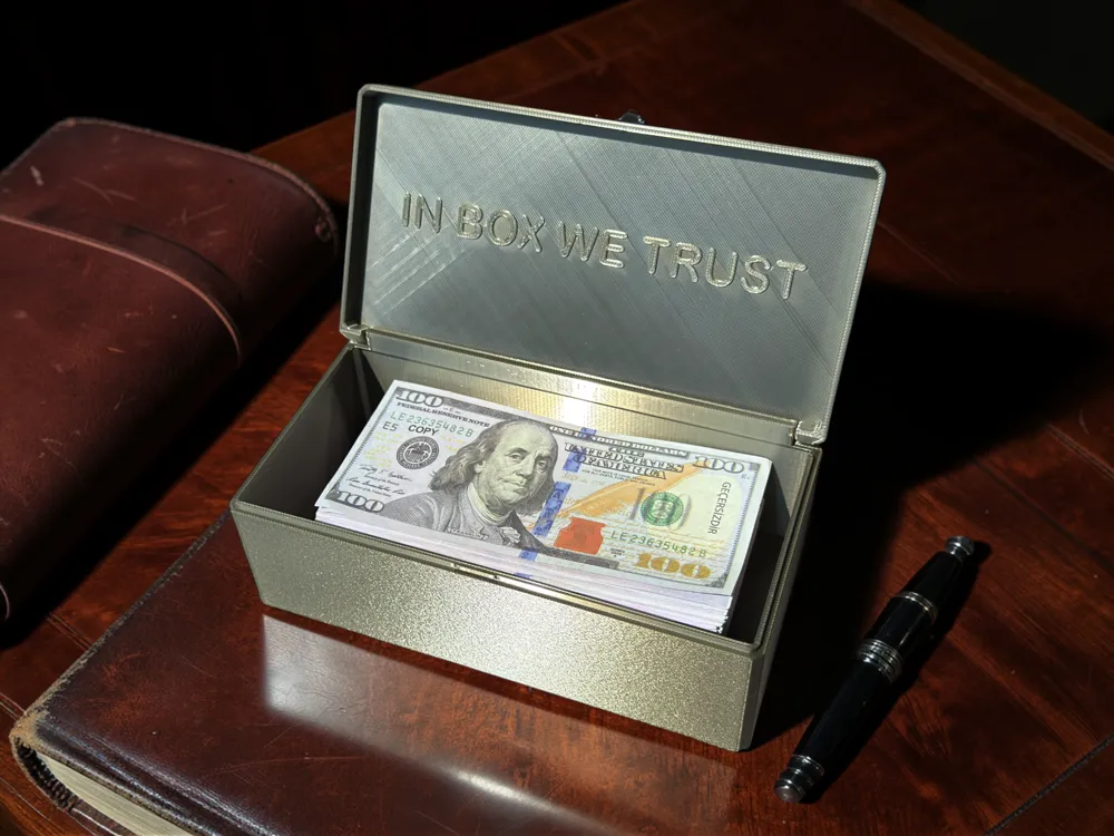 Money Box / Cash Box / Stash Box - Free 3D Print Model - MakerWorld