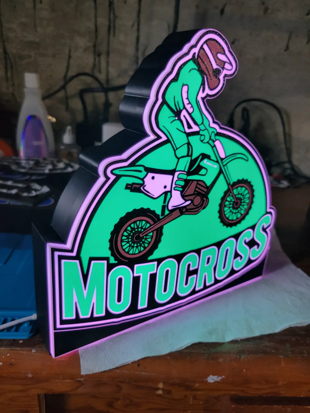 Motocross Light Box by KSG designs - MakerWorld