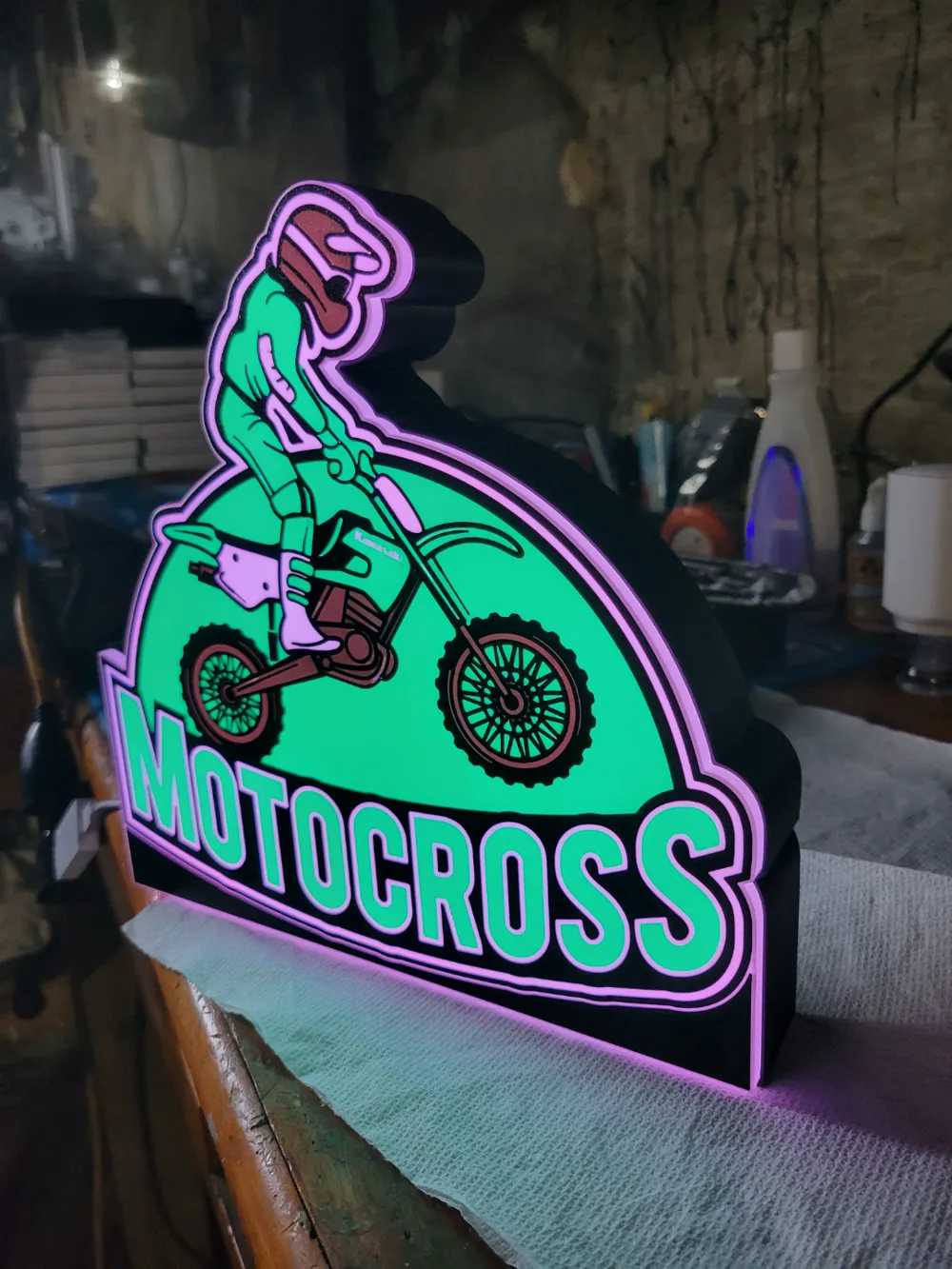 Motocross Light Box by KSG designs - MakerWorld