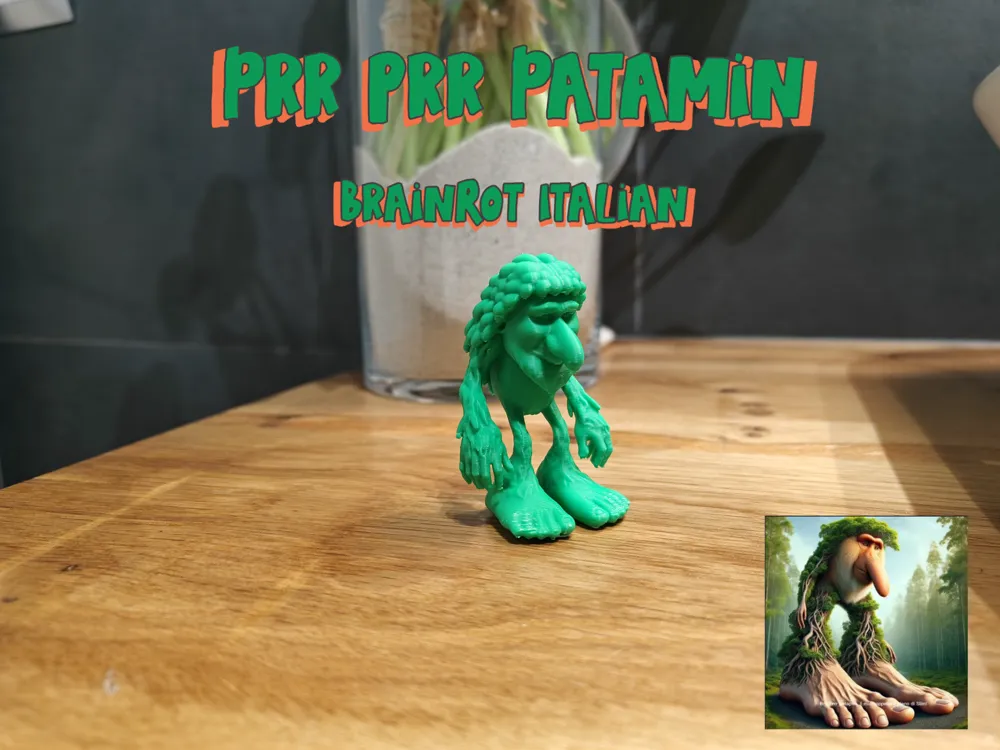 Prr Prr Patapim Brainrot by TuttoLandPrint MakerWorld: Download Free 3D ...