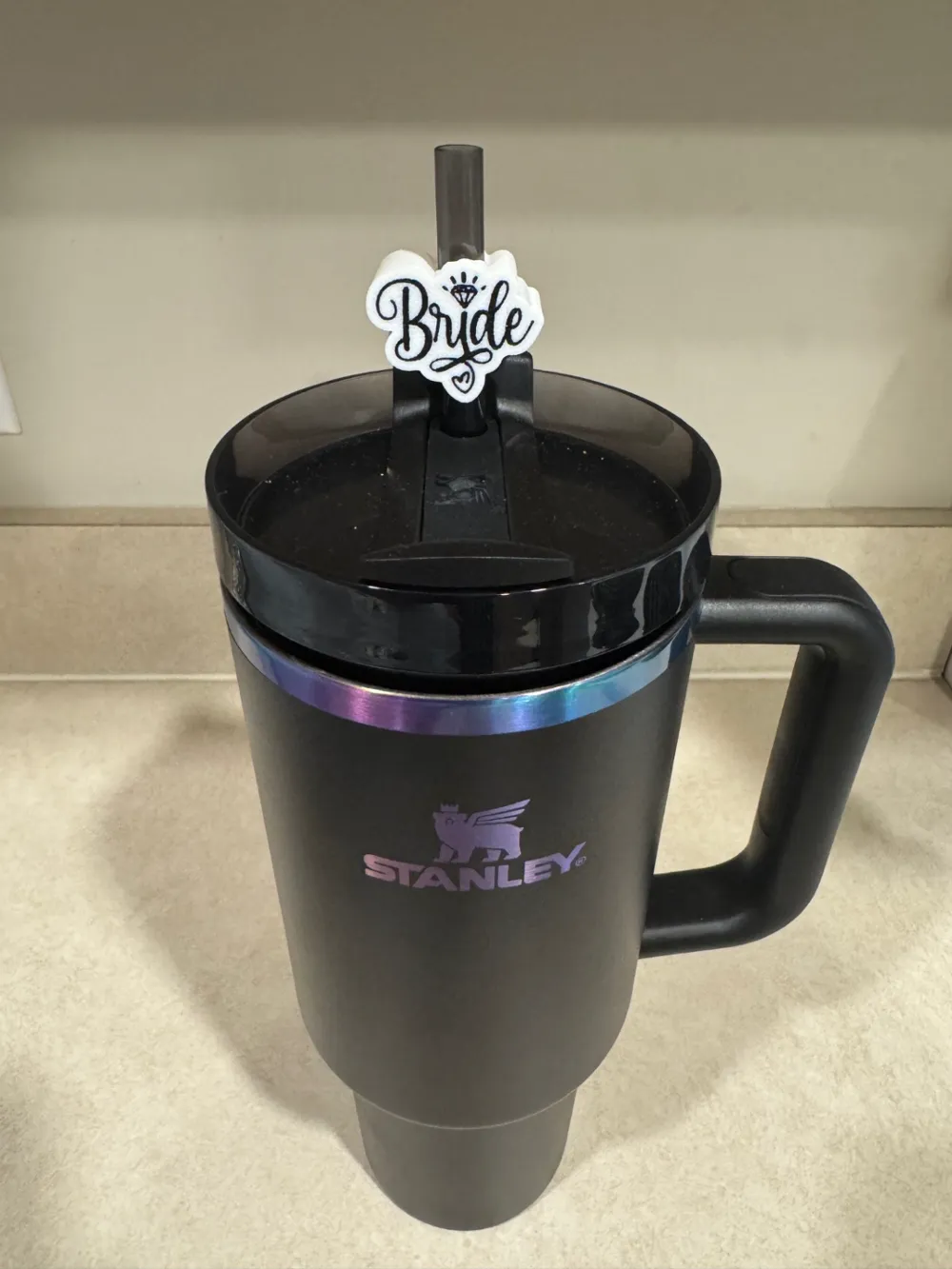 Bride Stanley Cup Straw Topper by Carman3D - MakerWorld