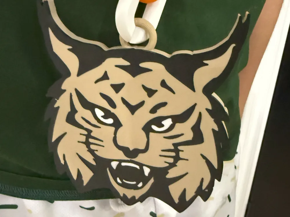 Bobcat Emblem for Hype Chain - Free 3D Print Model - MakerWorld