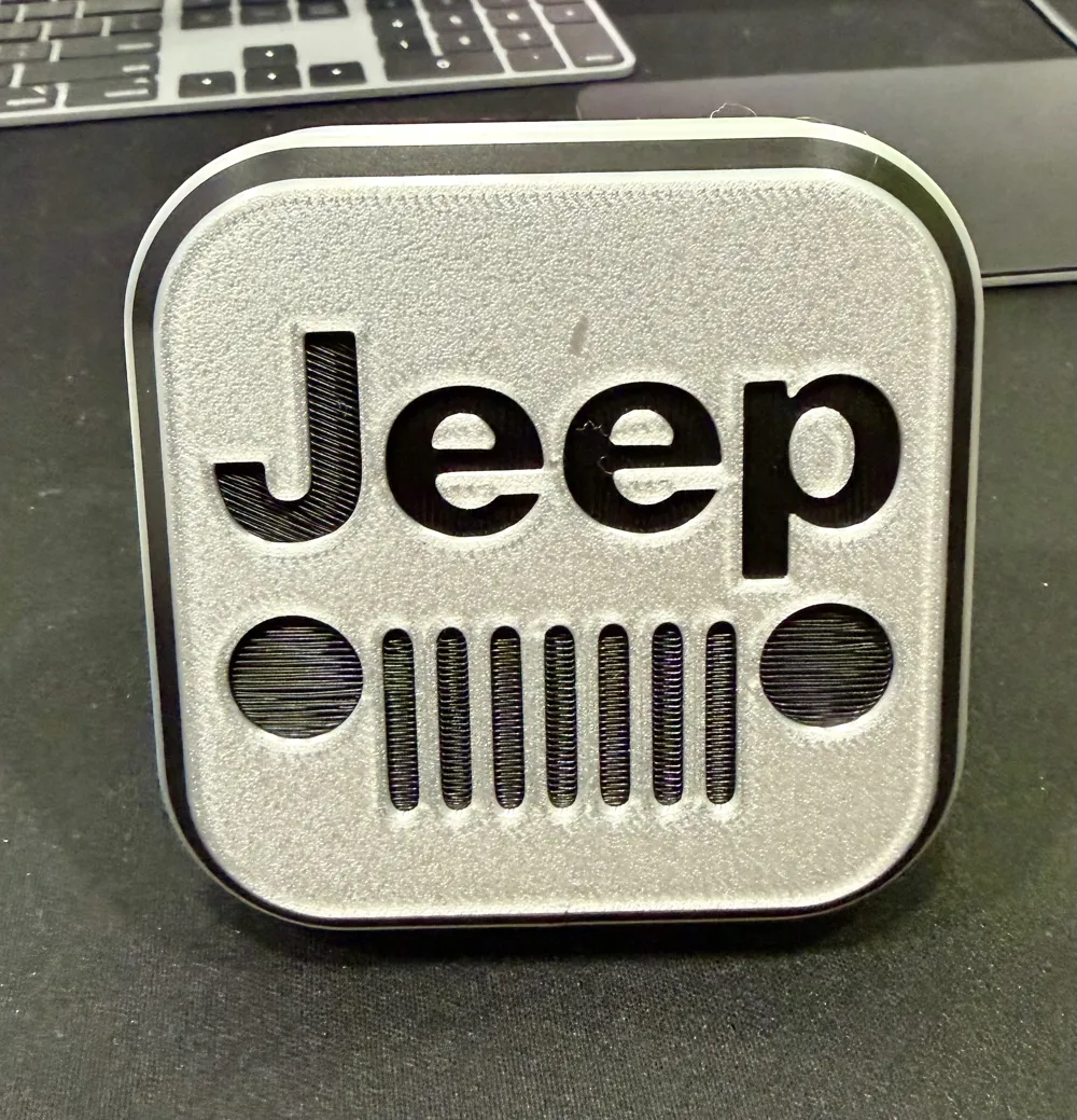 Jeep Hitch Cover - Free 3D Print Model - MakerWorld