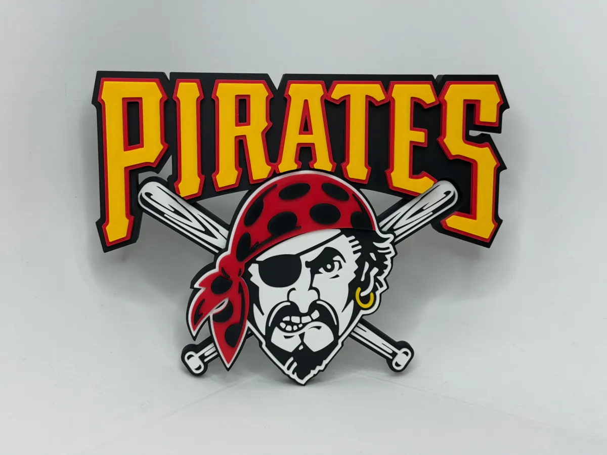 Pittsburgh Pirates Logo 1997 - Free 3D Print Model - MakerWorld