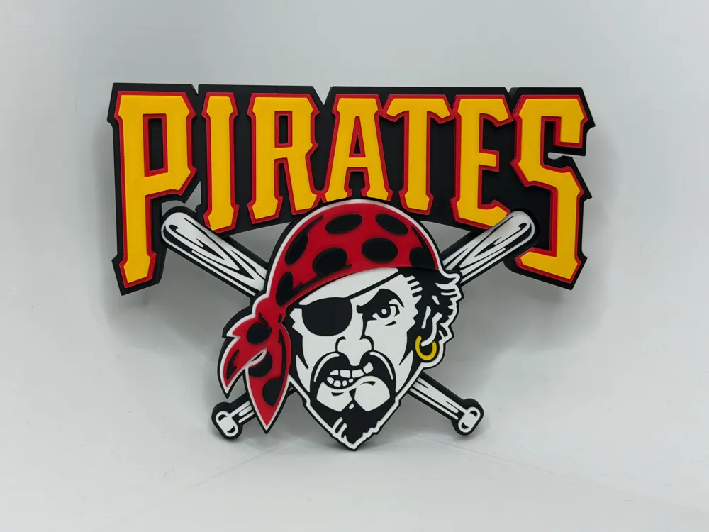 Pittsburgh Pirates Logo 1997 - Free 3D Print Model - MakerWorld